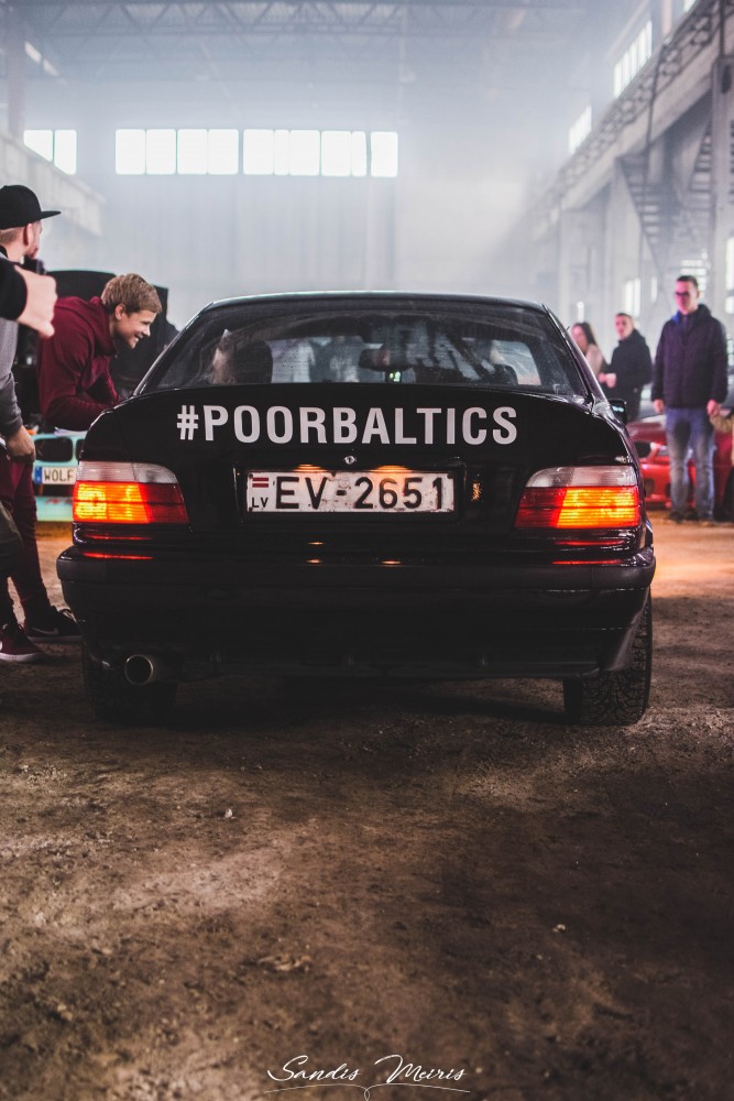 POORBALTICS large car sticker (back bumper)